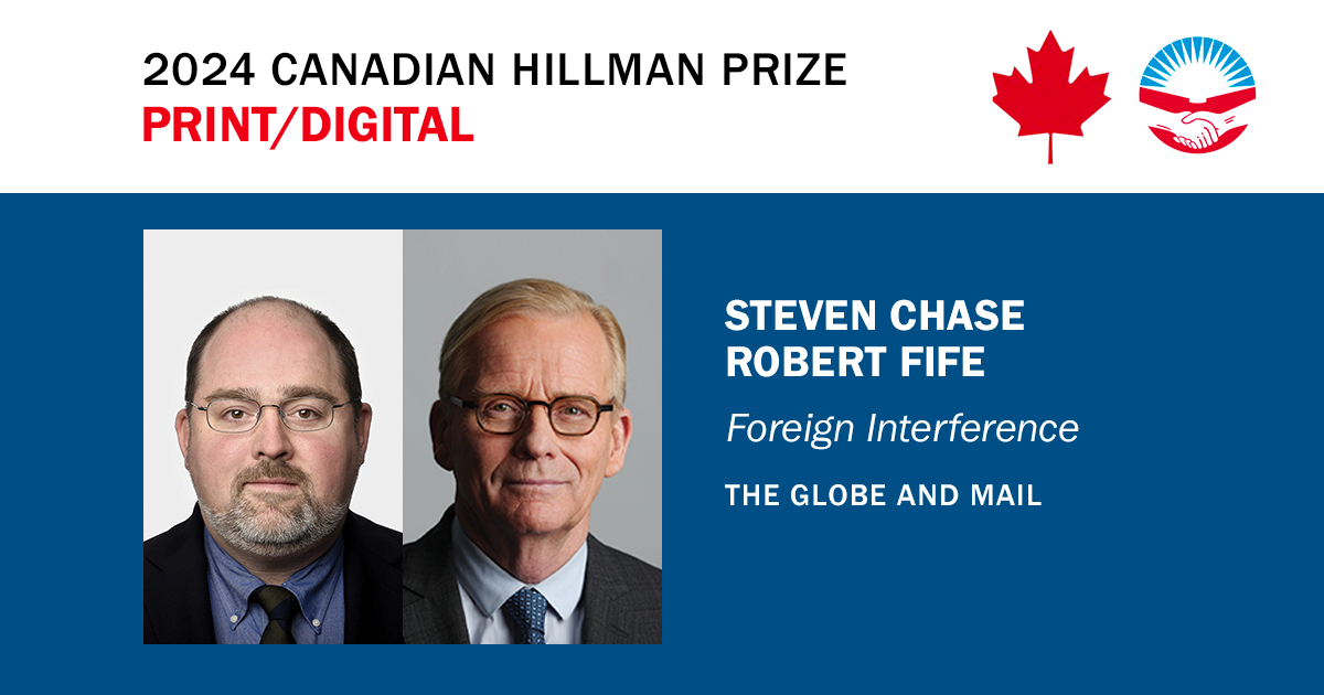 Steven Chase and Robert Fife | Hillman Foundation